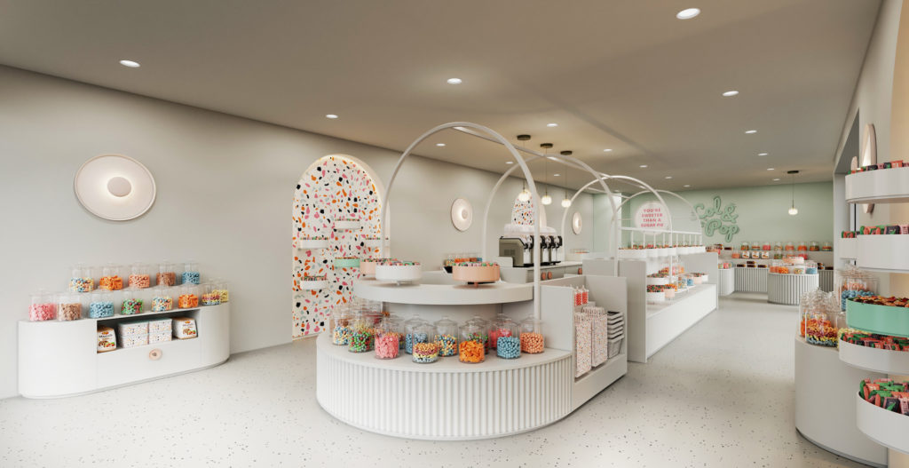 Candy store 3D visualization project for Twodesigners | nofuss