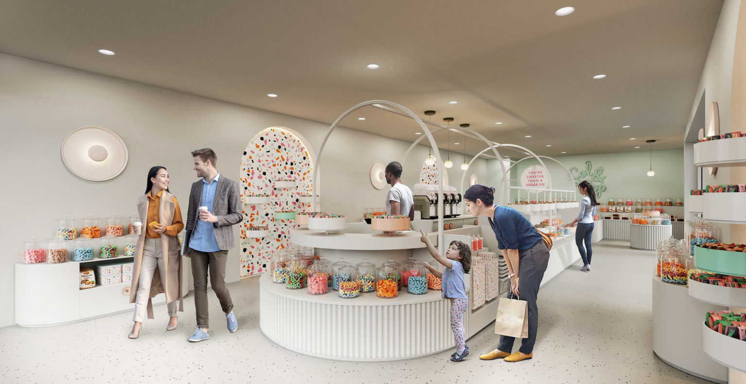 Candy store 3D visualization project for Twodesigners | nofuss