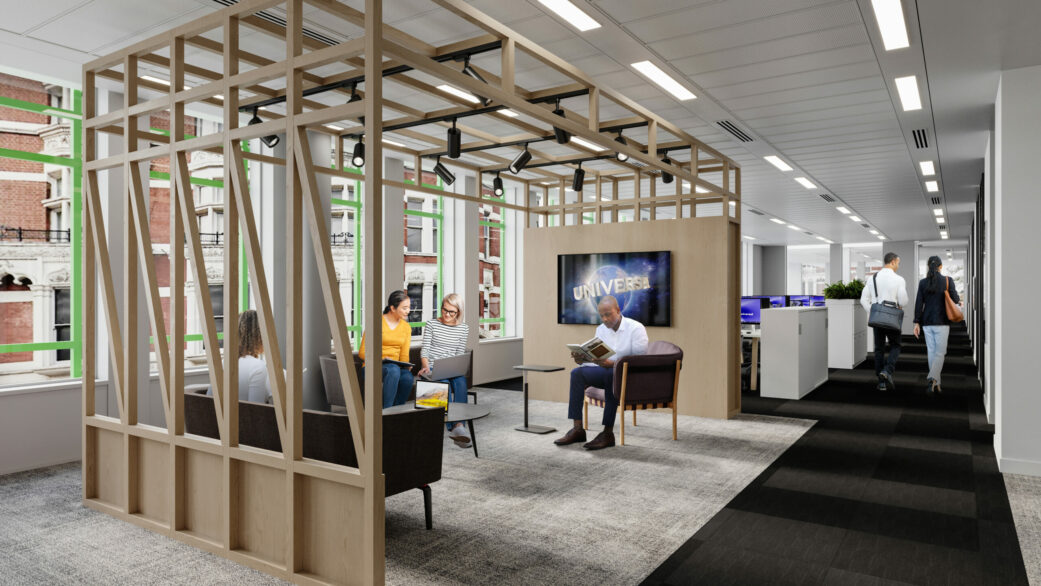 Workspace 3D rendering project done for MCM in London