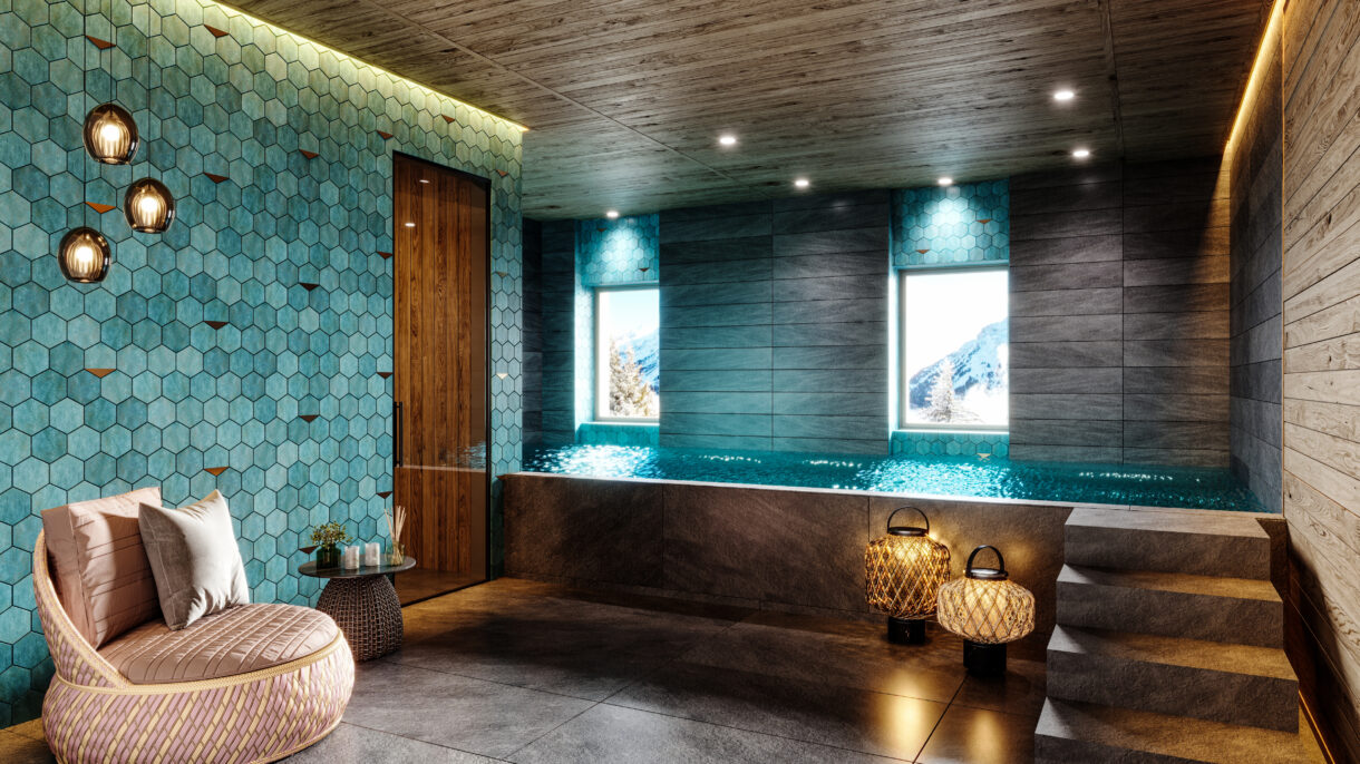 Chalet 3D rendering project done for a confidential client