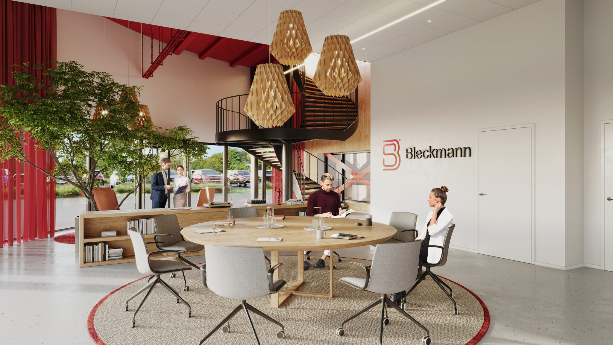 Office space 3D rendering project by nofuss archviz agency