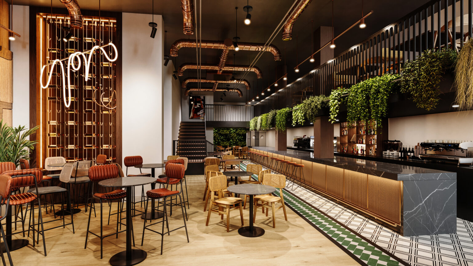 3D hotel design visualization project for NPrieto Studio | nofuss