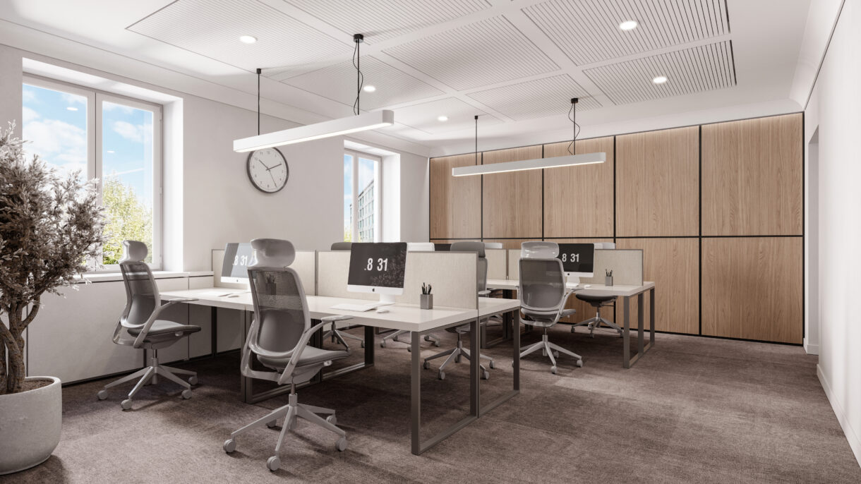 3D office design project for real estate developer SPGI | nofuss